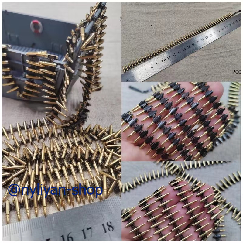 MOETOYS P005 1/6 WWII German MG42 MG34 Metal Machine Bullets Chain For ...