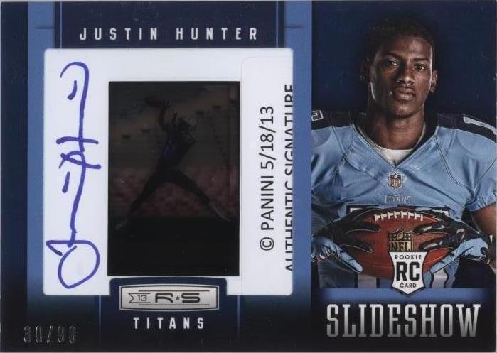 2013 Panini Rookies & Stars - Slideshow Justin Hunter #15 Rookie ...