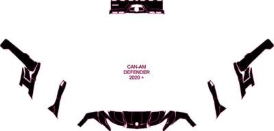 2020+ Can Am HD10 BRP Defender Decal Graphic Kit Wraps Vector Template ...
