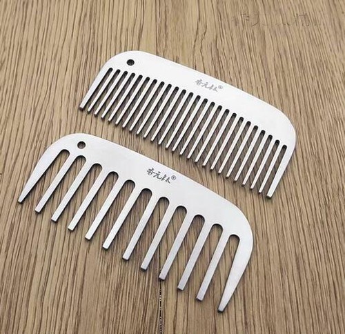 EDC Small PureTitanium Comb 1 PC Hair Comb Antistatic Antirust Hair ...