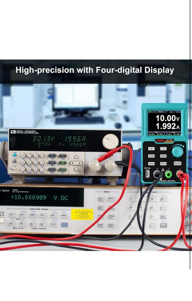 Programmable DC Power Supply (0-30 V 0-10 A) 110V Input High Precision ...