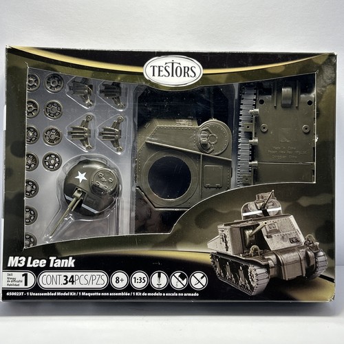 WW2 USA M3 LEE TANK SNAP TOGETHER KIT TESTORS PLASTIC MODEL KIT 1/35 | eBay