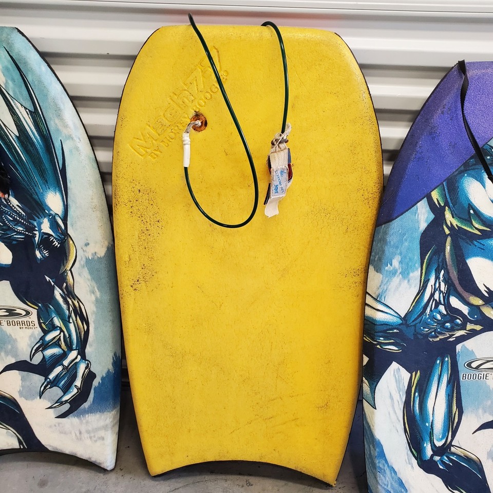 Boogie Board Lot of 3 Morey Mach 7-7 Vintage 80s Graphic Creature Surf ...