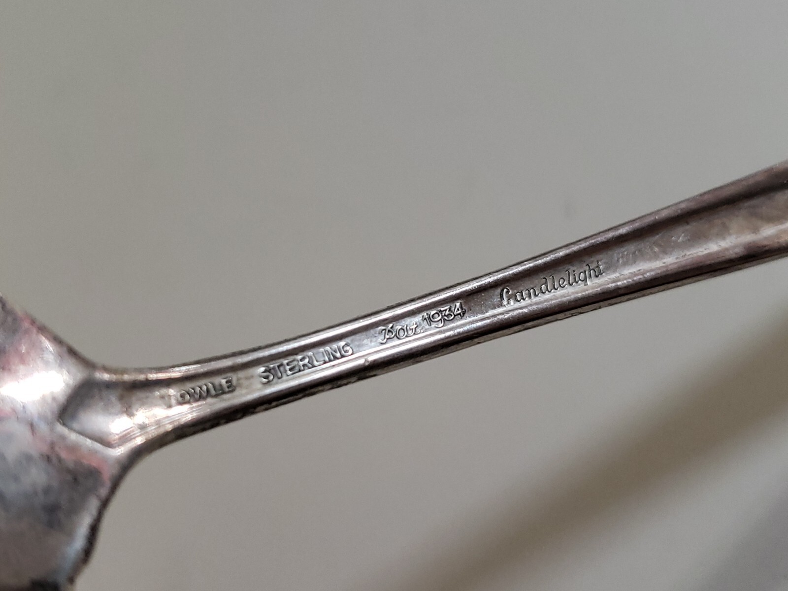 Towle STERLING SILVER Sugar Spoon-Pat. 1934-Candlelight | eBay