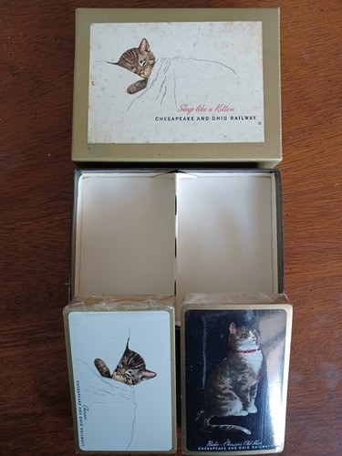 VTG 1949-1950 CHESAPEAKE & OHIO RAILWAY CHESSIE / Peake CAT CARDS ...