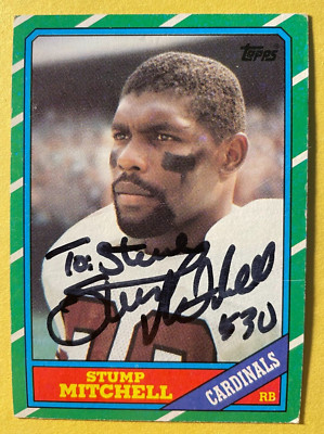 SIGNED STUMP MITCHELL 1986 TOPPS CARD AUTOGRAPH - CARDINALS | eBay