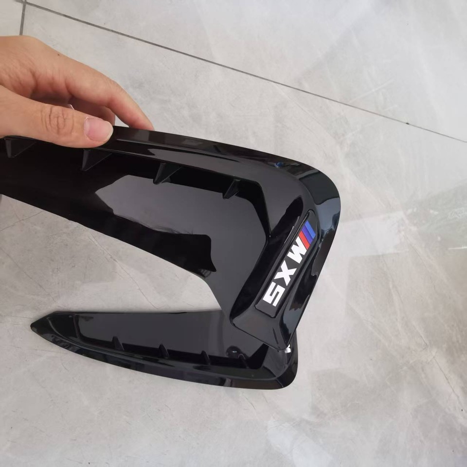 X5M Glossy Black Side Fender Vent Cover Trim For BMW F15 X5 F85 SUV ...