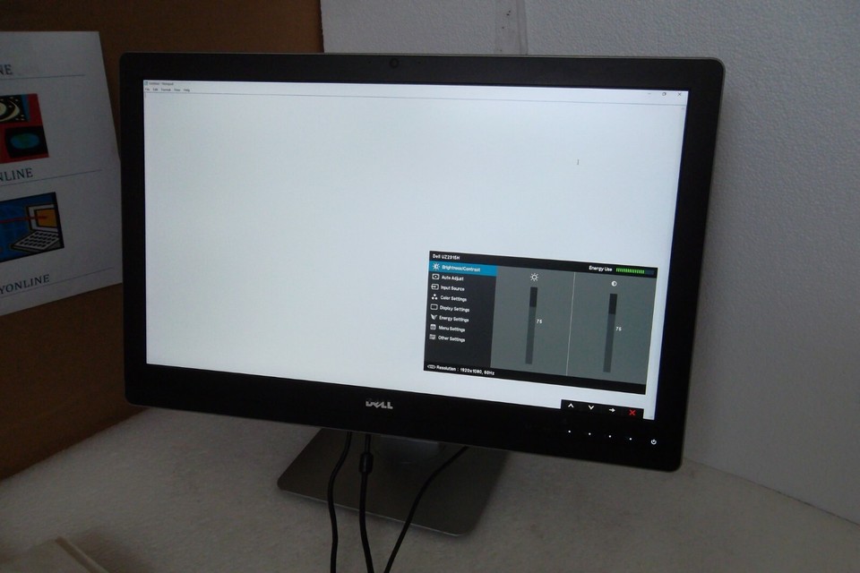 Dell UZ2315H 23" Widescreen LED Monitor 1080p USB 3.0 Webcam HDMI ...