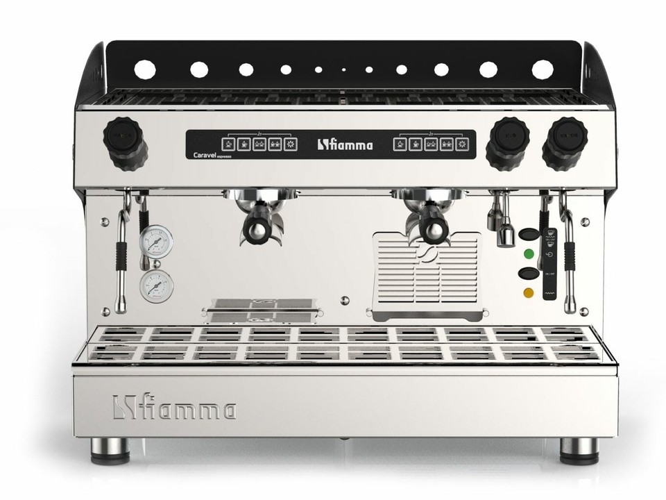 2 Group Head Programmable Automatic Commercial Espresso Coffee Machine ...