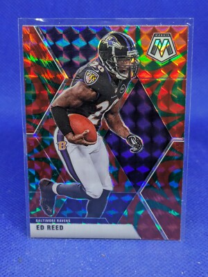 2020 Panini Mosaic Mosaic Reactive Green #21 Ed Reed | eBay