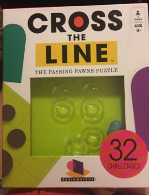 Board game Toy, Cross The Line Game, 32 Challenges Smart Fun Puzzle ...