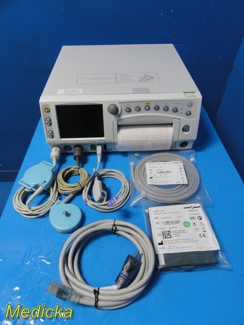 GE 259C 250 Series Maternal Fetal Monitor W/ Transducers & Leads ...