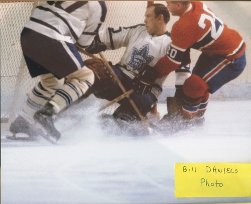 Bruce Gamble Toronto Maple Leafs Dave Balon Montreal Canadiens 8 X 10 ...