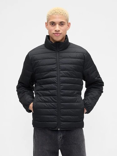 Gap Cold Control Puffer Jacket Black Water Resistant Mens XL NEW!!! | eBay