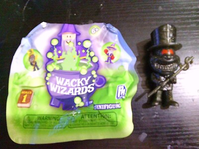 NEW Wacky Wizard mini figure series 1 BLACK PHATMOJO HARD TO FIND | eBay