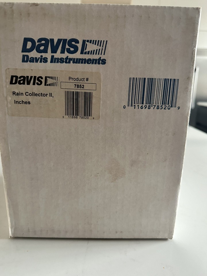 Davis rain collector II #7852 | eBay