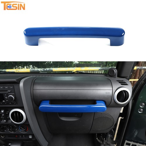 Blue Passenger Side Dash Grab Handle Cover Trim For Jeep Wrangler JK ...