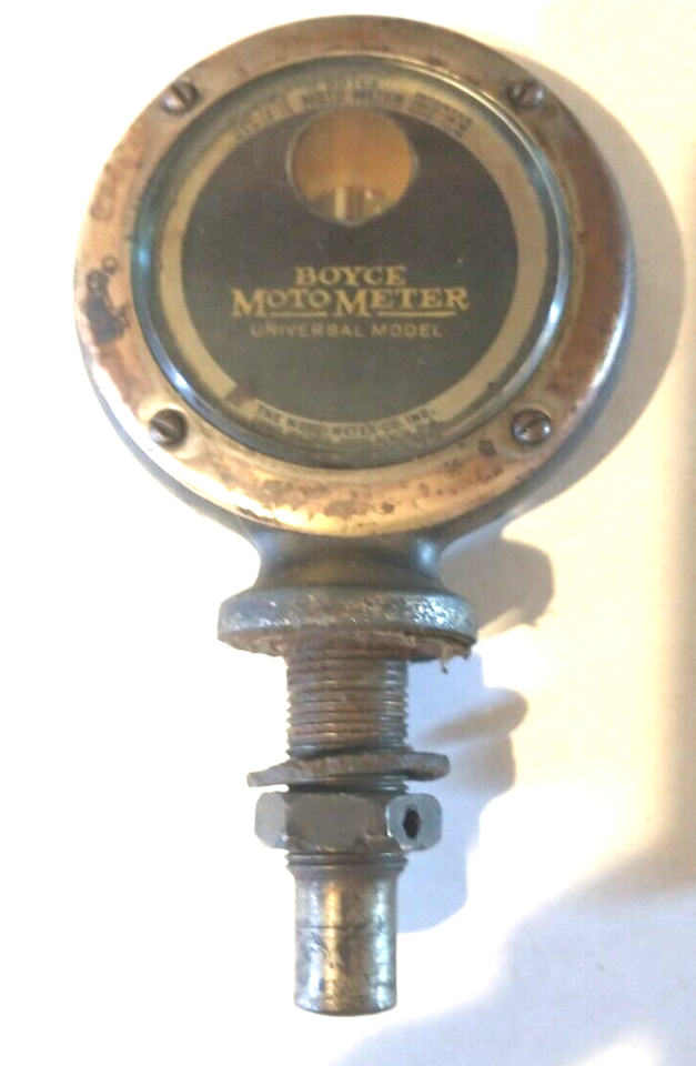 ANTIQUE BOYCE UNIVERSAL MotoMeter - Automobile Radiator Temp | eBay