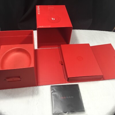 2013 Red Beats Box With Outer Cover Plus Instruction Booklet Model ...
