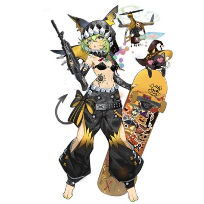 KH2002 Vanguard Girls Frontline Anime Weatherproof Sticker 6" Car Decal ...