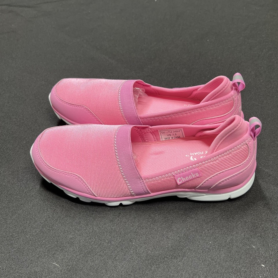 Tony Little Cheeks Lightweight Women’s 7.5 Pink Slip On Foam Shoes | eBay