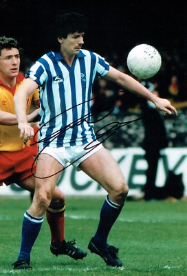 Terry CURRAN Signed Autograph 12x8 Photo 2 Sheffield Wednesday OWLS ...