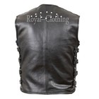 Men's New Heavy Buckled Rocker Biker Motorcycle Genuine Cow Leather ...
