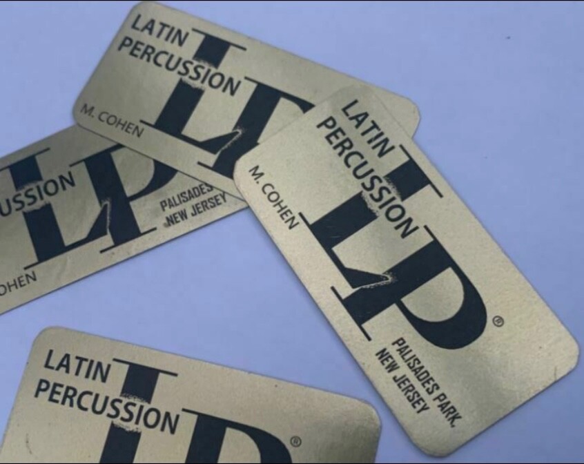 LP Latin Percussion Plates or Tag Conga Tumbadora Quinto Timbales Bata ...