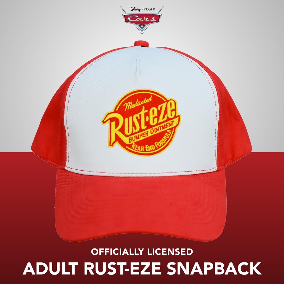 Disney Pixar Cars Baseball Cap, Rust-eze Logo Cotton Adjustable One ...