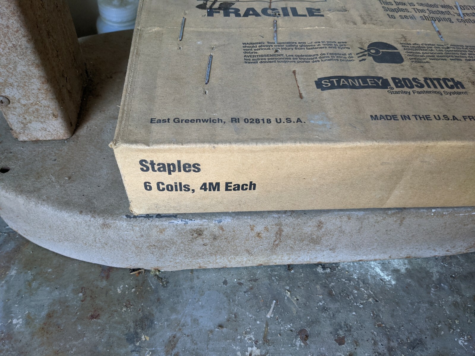 Stanley Bostitch Staples SWC74371/2-4M For FC96EC Coil Carton Closing ...