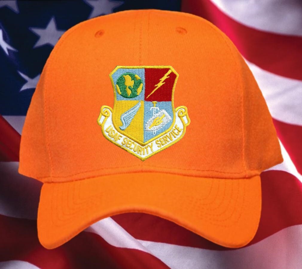 USAF SECURITY SERVICE HAT PATCH CAP US AIR FORCE VETERAN GIFT PIN UP ...