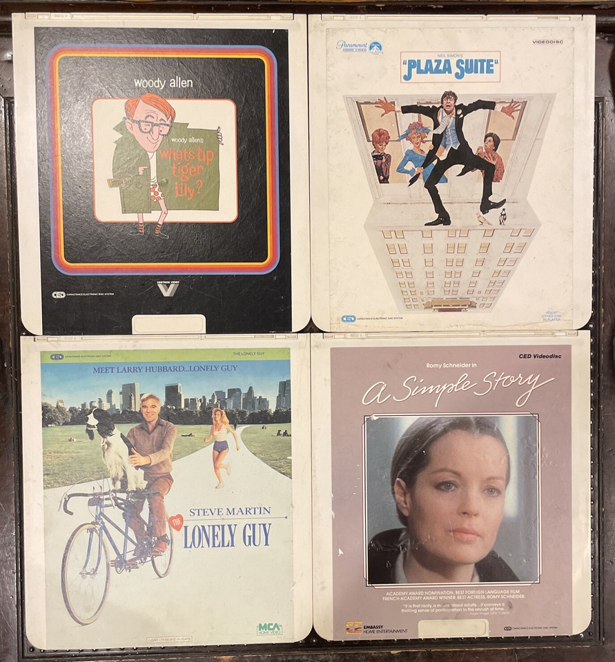 CED Video Disc 10 Movie Lot: Drama Romance Action Comedy RCA ...