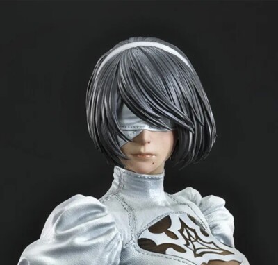 NieR:Automata YoRHa 1/4 scale 2B 2P Statue SQUARE ENIX MASTERLINE NEW ...