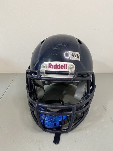 Riddell Revo Speed/Edge Football Helmet Gloss Navy Blue youth XSmall ...