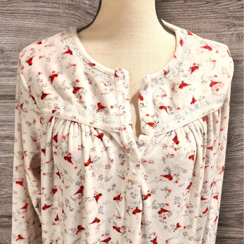 Secret Treasures Sleepwear Nightgown L Cardinals Print Long Sleeve ...