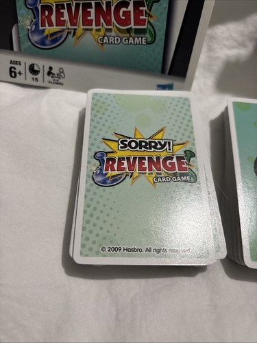 Sorry Revenge Card Game Hasbro Card Game 2009 The Game Of Sweet Revenge ...