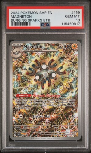2024 Pokemon SVP English Magneton Surging Sparks ETB #159 PSA 10 | eBay