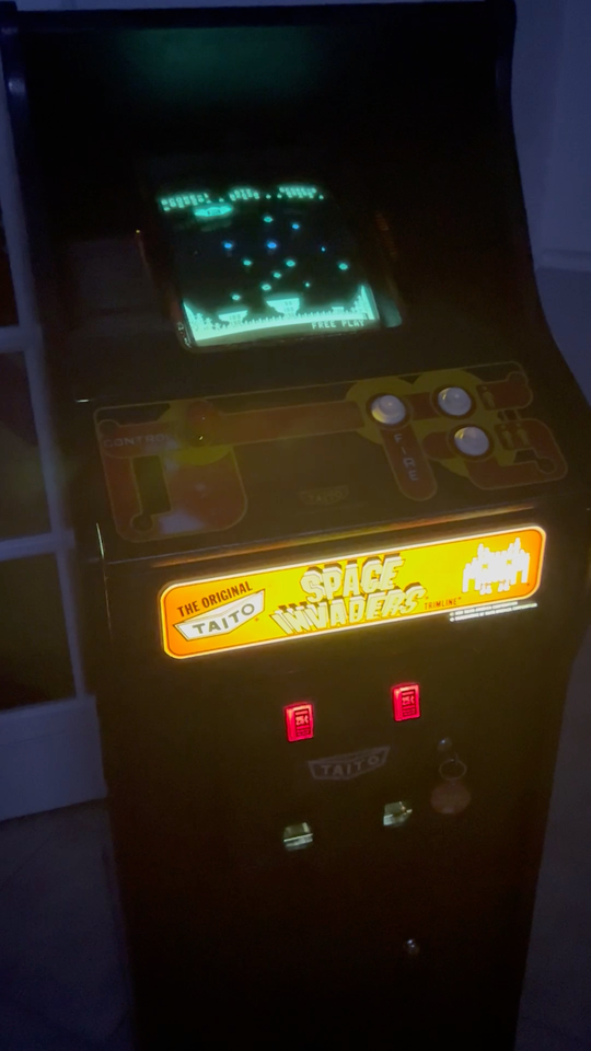 Original Taito Space Invaders trimline cabaret arcade machine | eBay