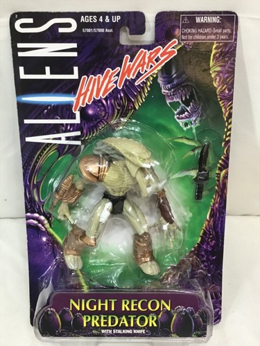 1998 Kenner Aliens Hive Wars Night Recon Predator Figure MOC Sealed ...