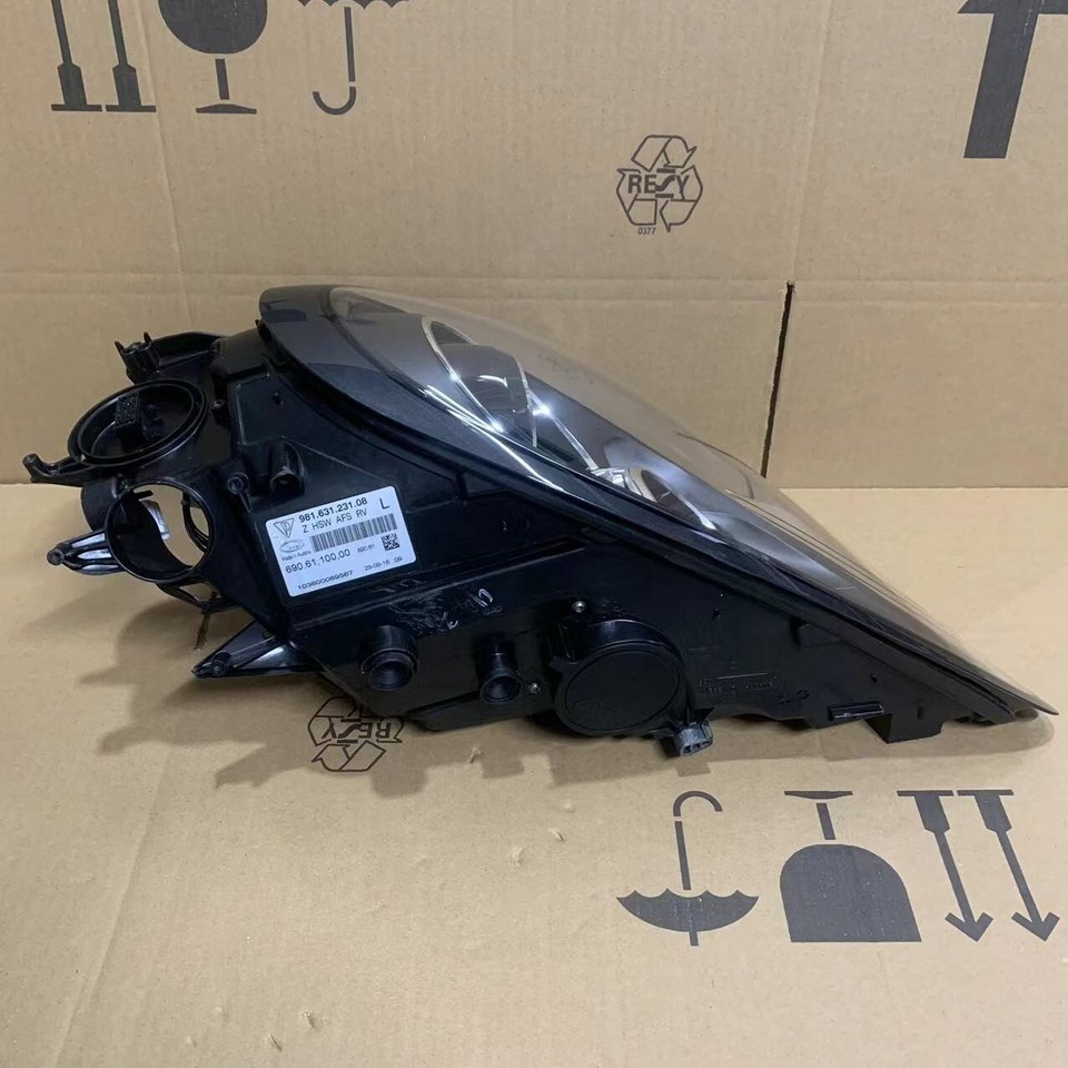 Porsche 981 Boxster Cayman Xenon Left Side HID headlight Adaptive 2012 ...