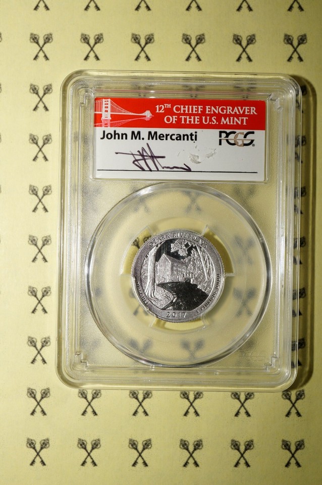 2017-S Ozark SILVER Limited Edition Quarter PCGS PR 70 DCam First Day ...