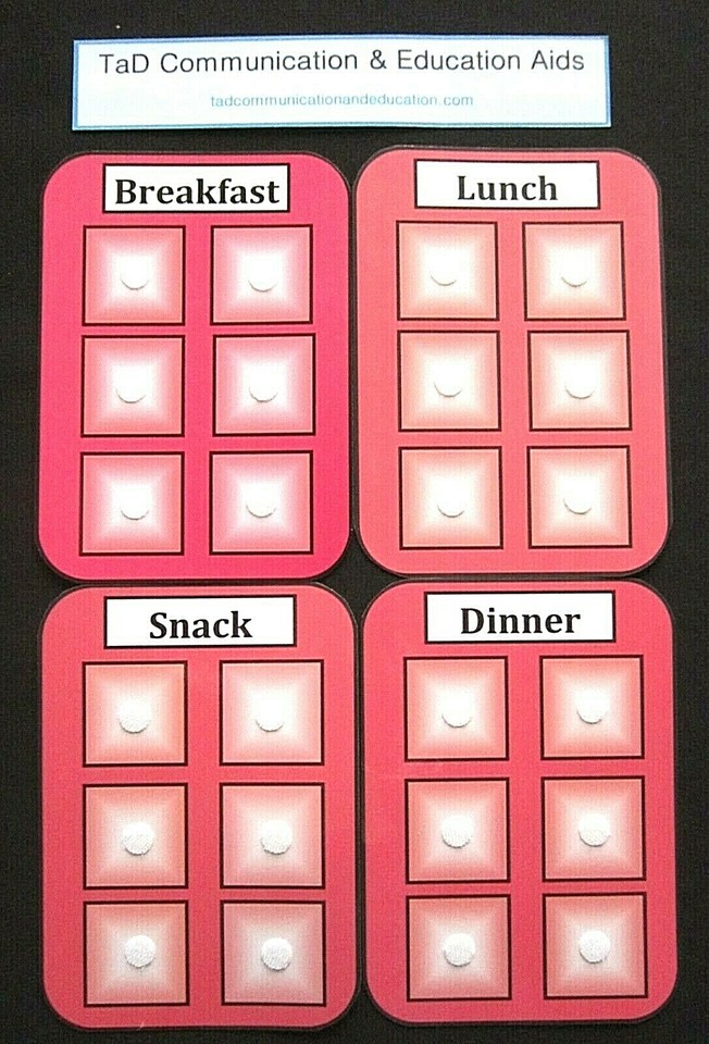 MEAL FOOD MENU PLANNERS - ADHD Autism SEN Dementia Alzheimer's Care ...