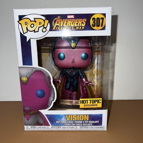 Funko POP! Vision Marvel Avengers Infinity War 307 Hot Topic Exclusive NEW | eBay