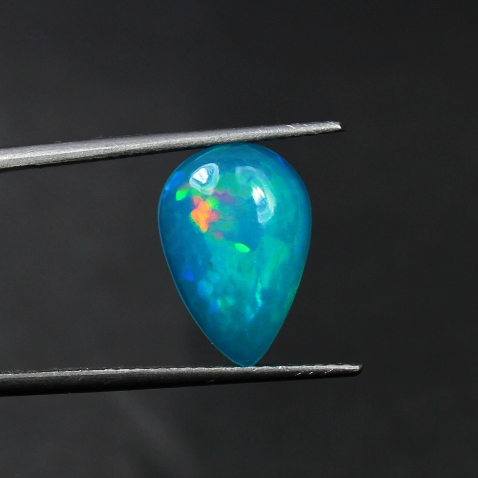 Natural Opal Stone Dyed Opal Cabs Loose Cabochon Multi Fire Opal 13 ...