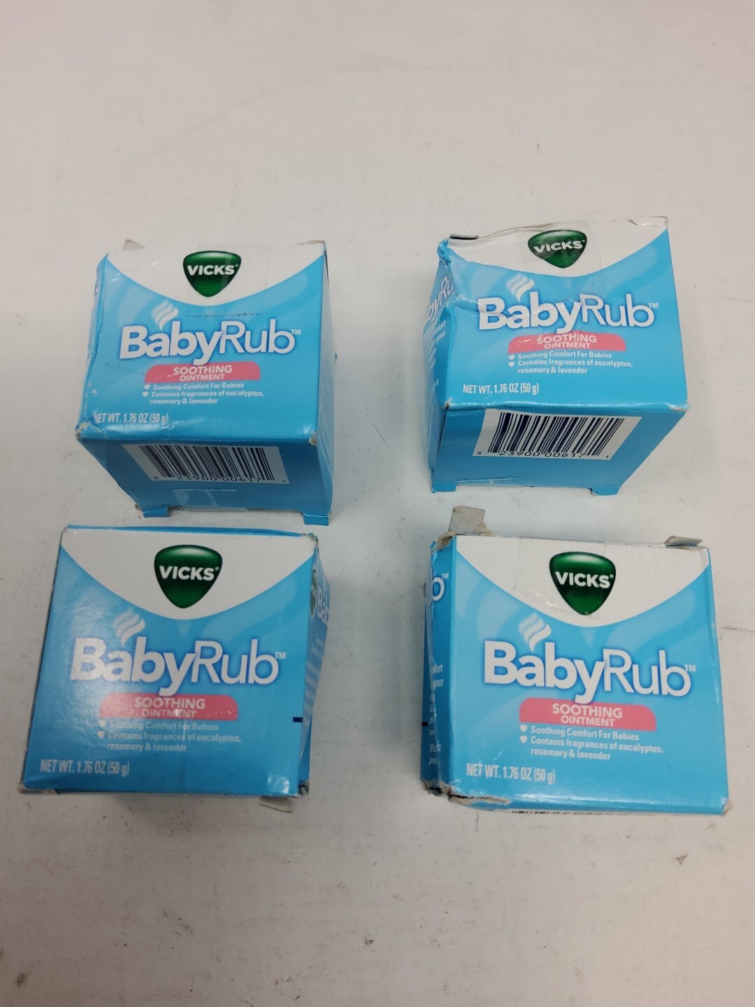 Vicks Baby Rub Soothing Comfort For Babies 1.76 OZ ( 4 pack ) / | eBay