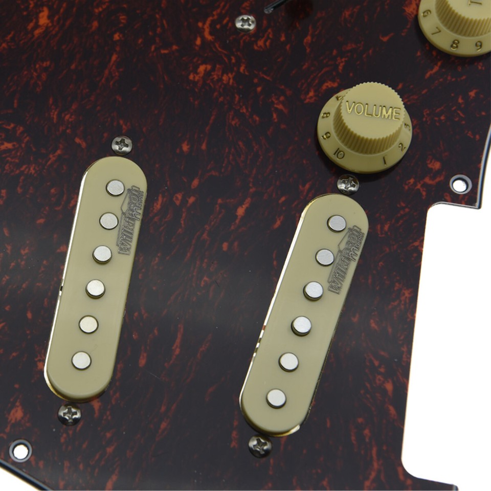 Loaded ST Pickguard Prewired Pickguard with Wilkinson Pickups for Strat ...