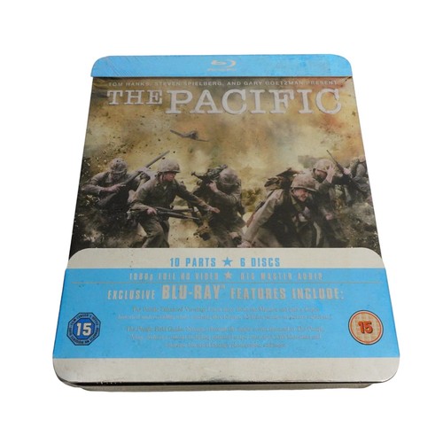 The Pacific Complete HBO Series Blu-ray 2010 6 Disc 10 Parts New In Tin ...