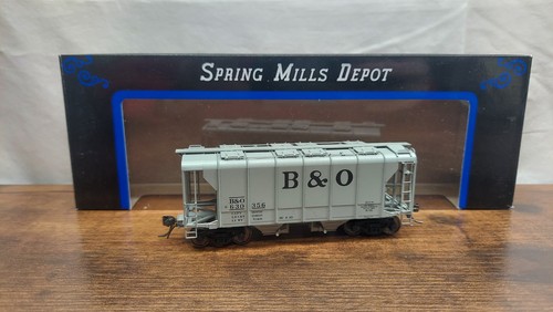 HO Scale Spring Mills Depot N34 Wagontop Covered Hopper Baltimore ...