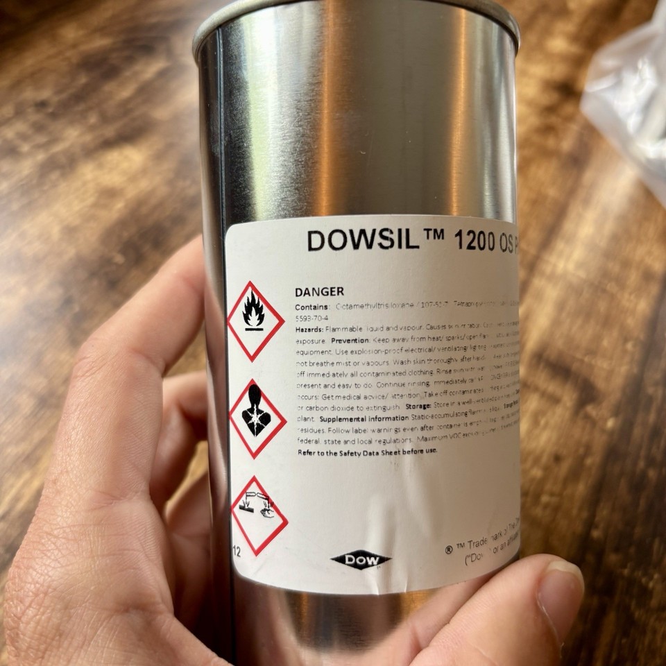 Case of (6) Cans - Dowsil 1200 OS Primer Clear - UN1993 - 4099614 Dow ...