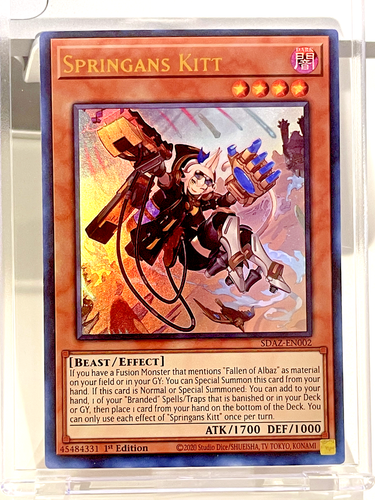 Yu-Gi-Oh! TCG Springans Kitt SDAZ-EN002 Ultra Rare 1st Edition Near ...